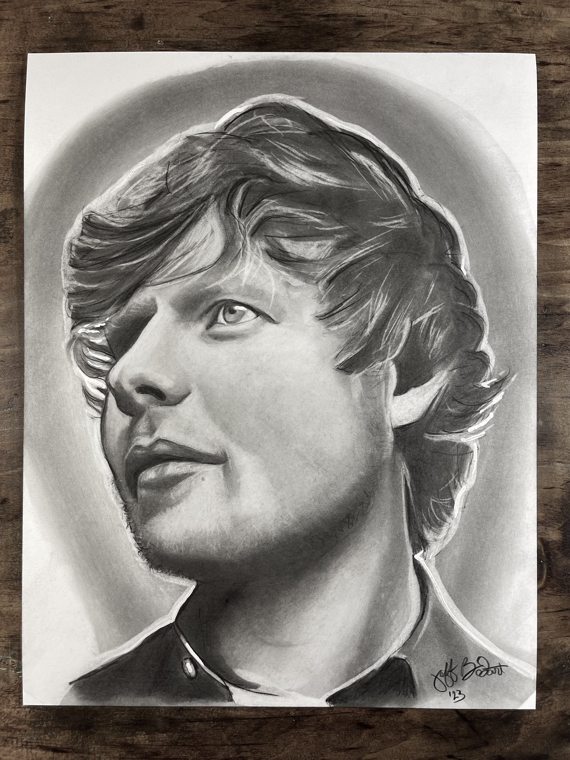 Ed Sheeran Original Hand Drawn Pencil Portrait. - Etsy
