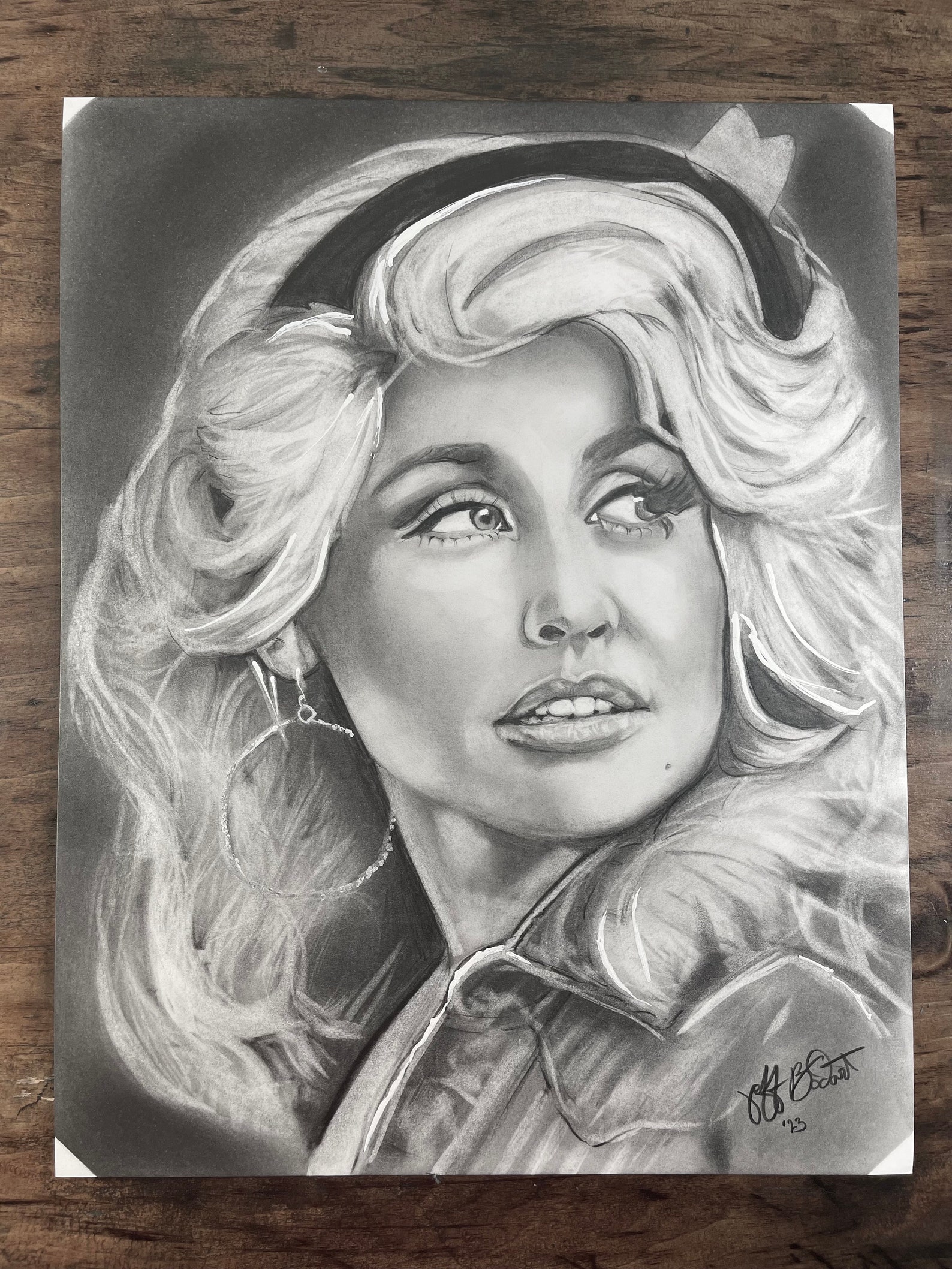 Dolly Parton Original Hand Drawn Pencil Portrait. - Etsy