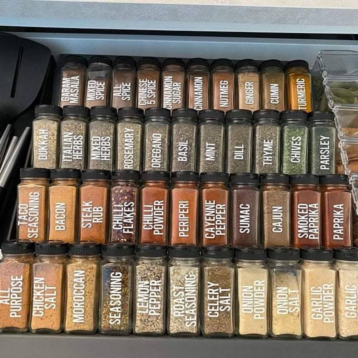 Custom Spice Jar Labels - Etsy