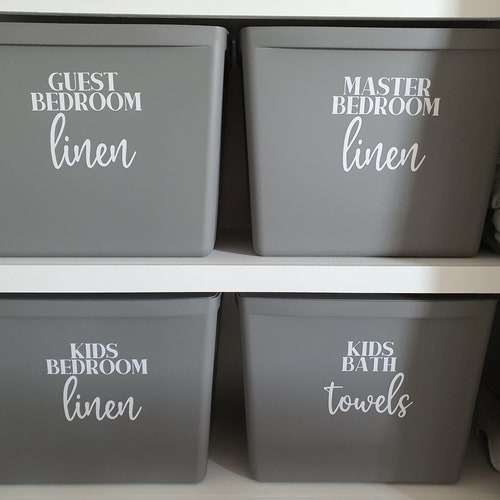 Custom Pantry/laundry/linen Closet Labels Large - Etsy