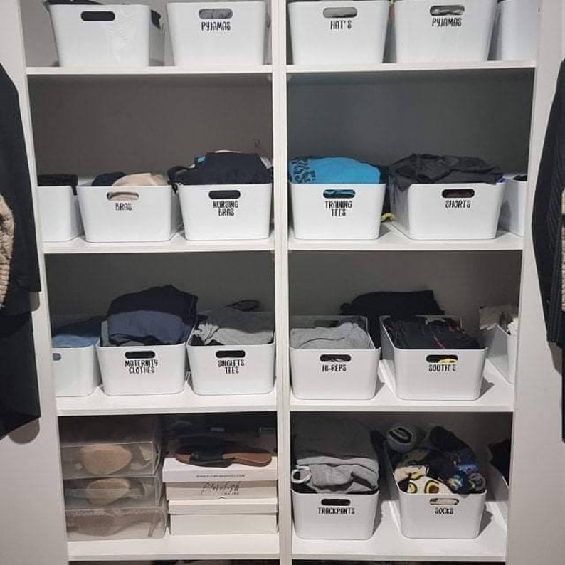 Custom Pantry/laundry/linen Closet Labels Large - Etsy