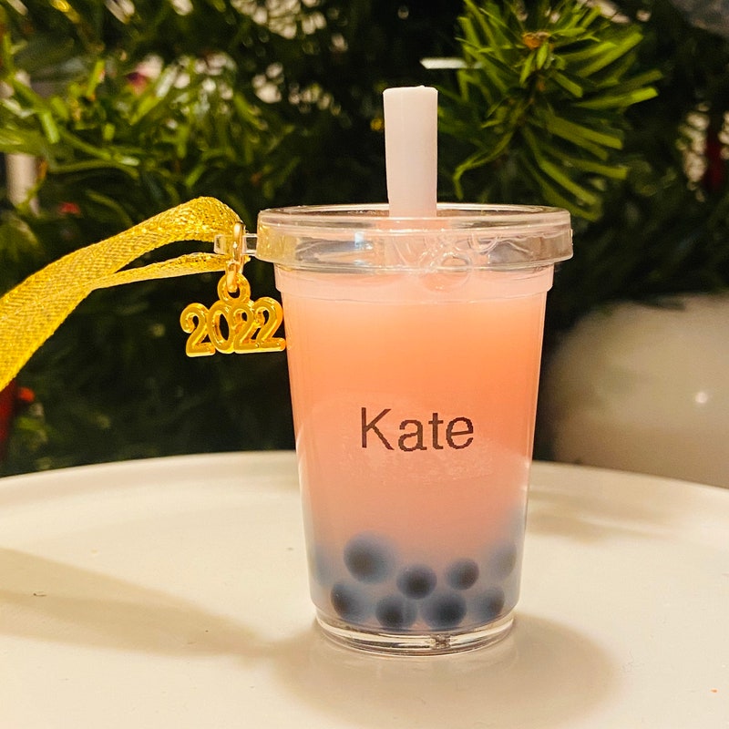 Boba Shaker Ornament - Etsy
