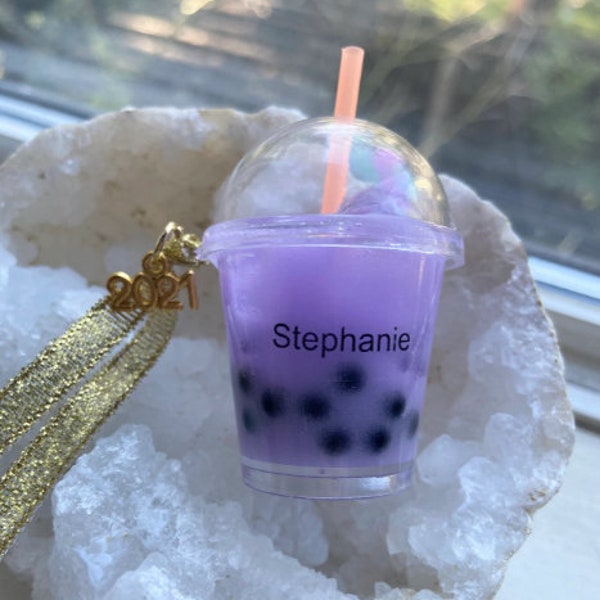 Boba Tea Ornament - Etsy