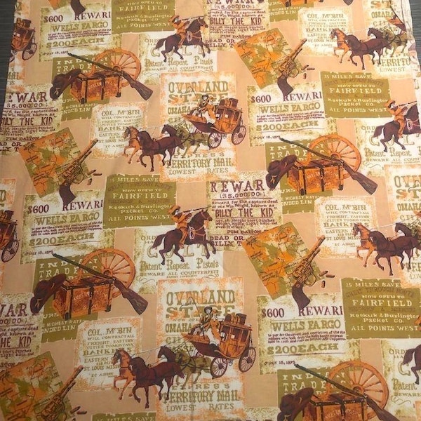 Western Fabric by the Yard - Etsy