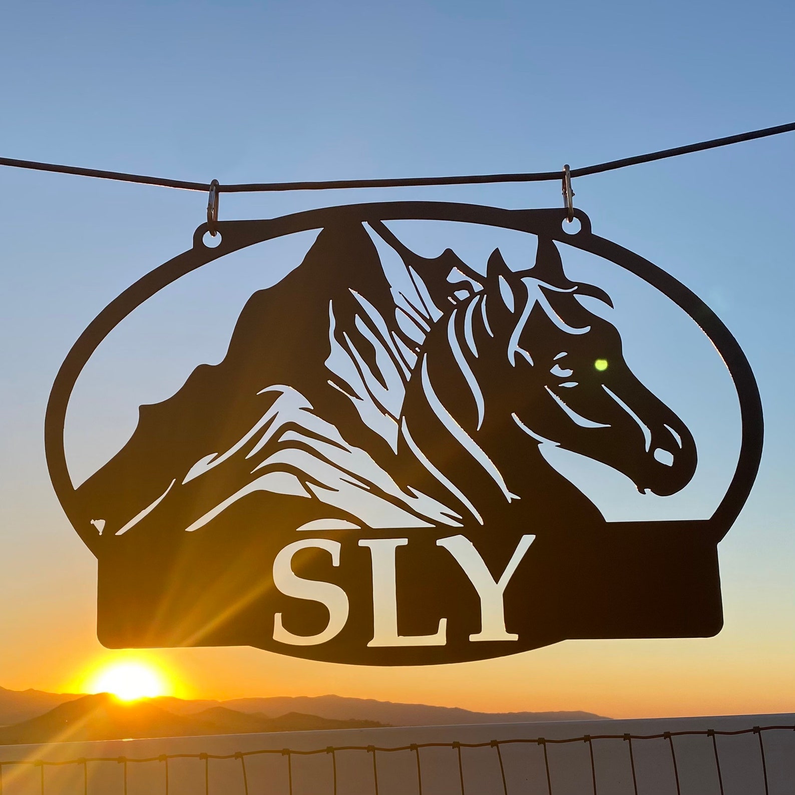 Western Equestrian Ranch Farm Sign Custom Personalized Metal - Etsy