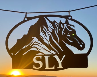 Custom Metal Western Ranch Sign - Etsy