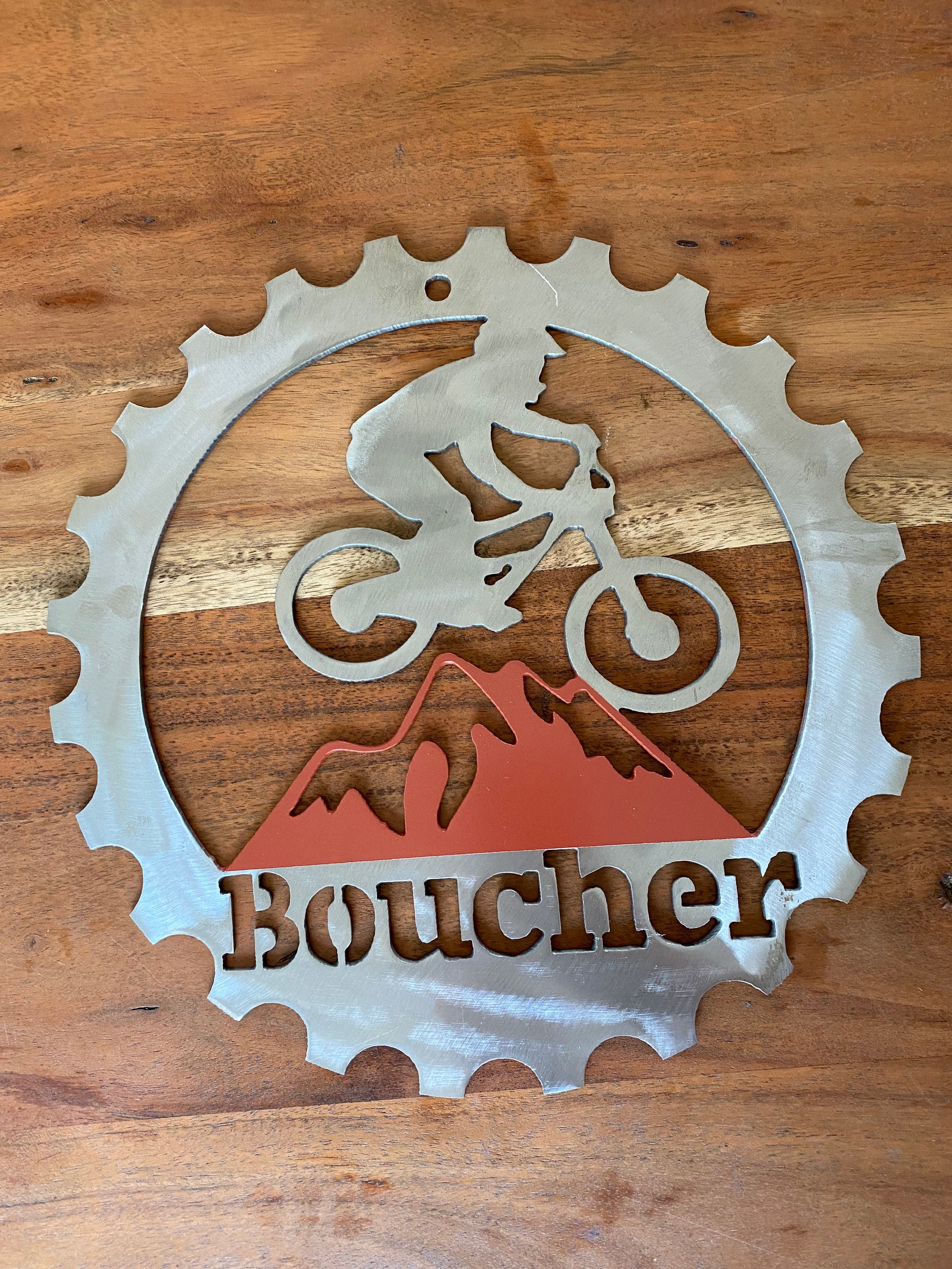 Personalized Metal Name Sign Mountain Bike - Etsy