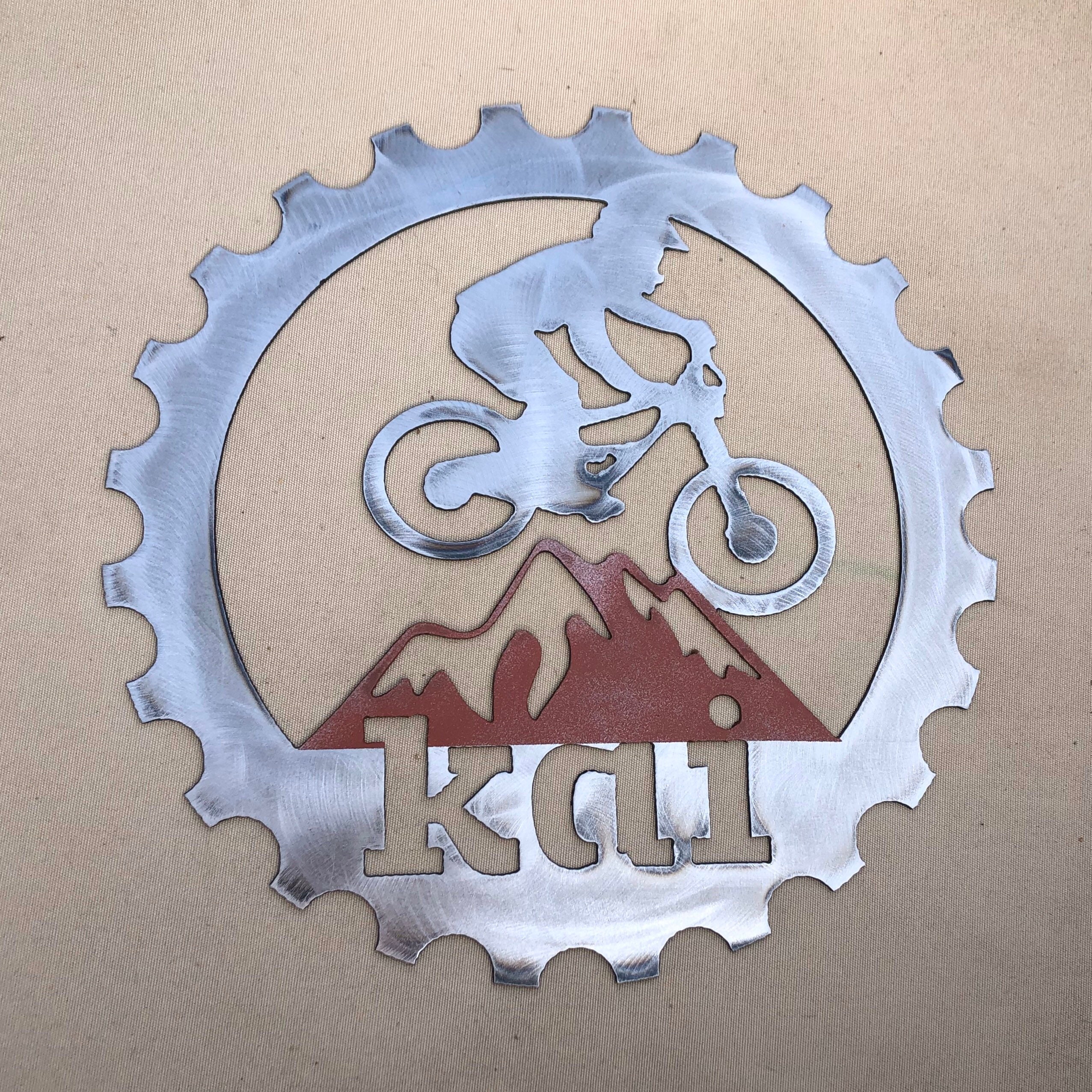 Personalized Metal Name Sign Mountain Bike - Etsy
