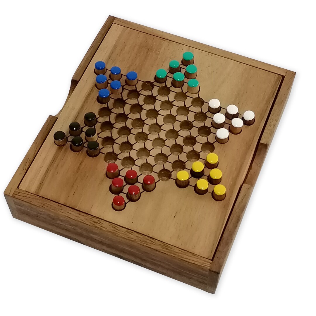 CHINESE CHECKERS Pocket - Board Game for 2 to 6 Players in Eco-friendly ...