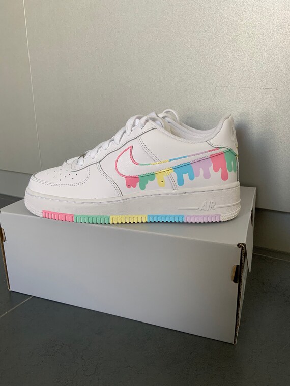 Air Force 1 Custom Pastel | Etsy