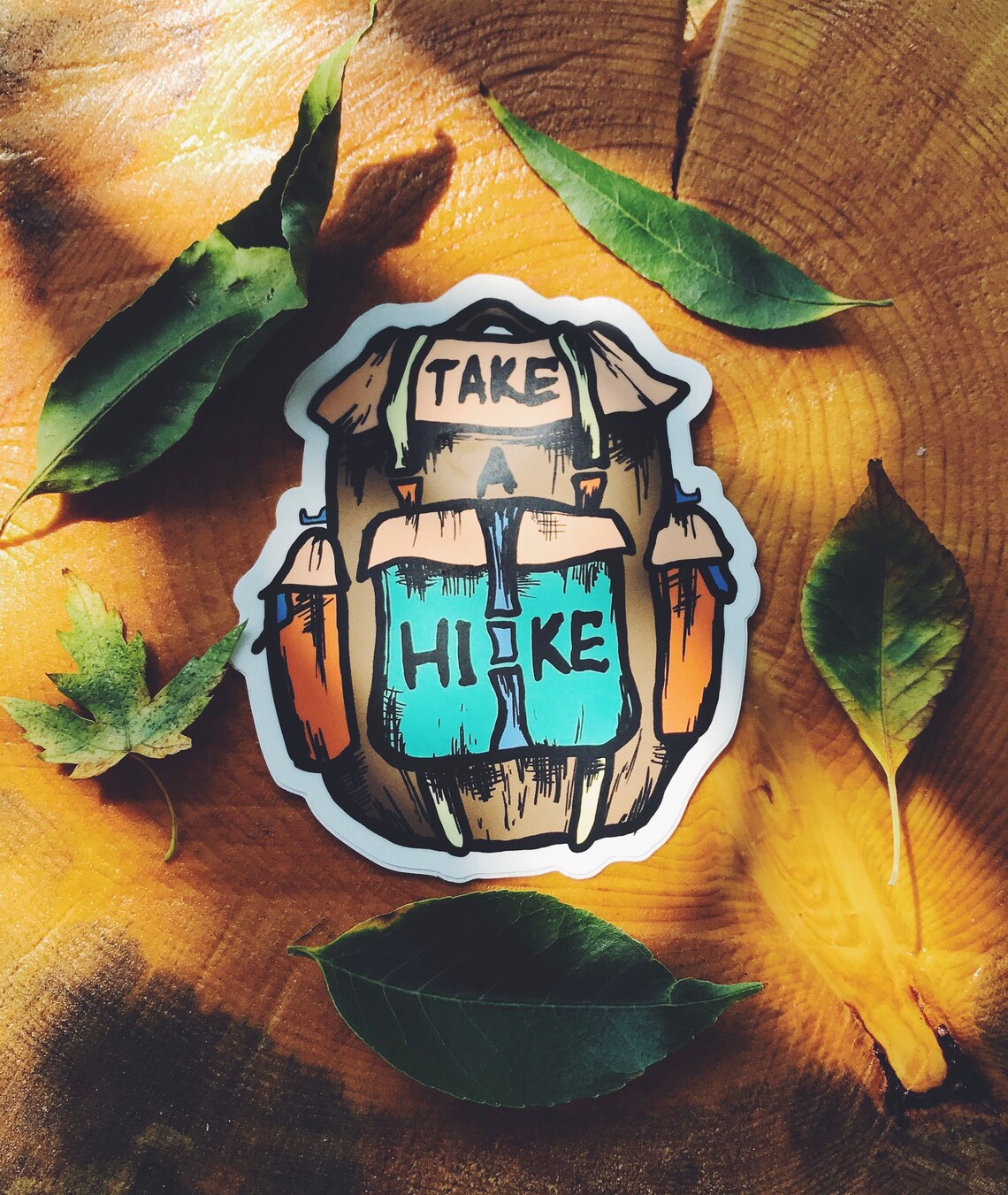 Take A Hike Vinyl Sticker Scrapbook Car Decal Bumper Sticker - Etsy
