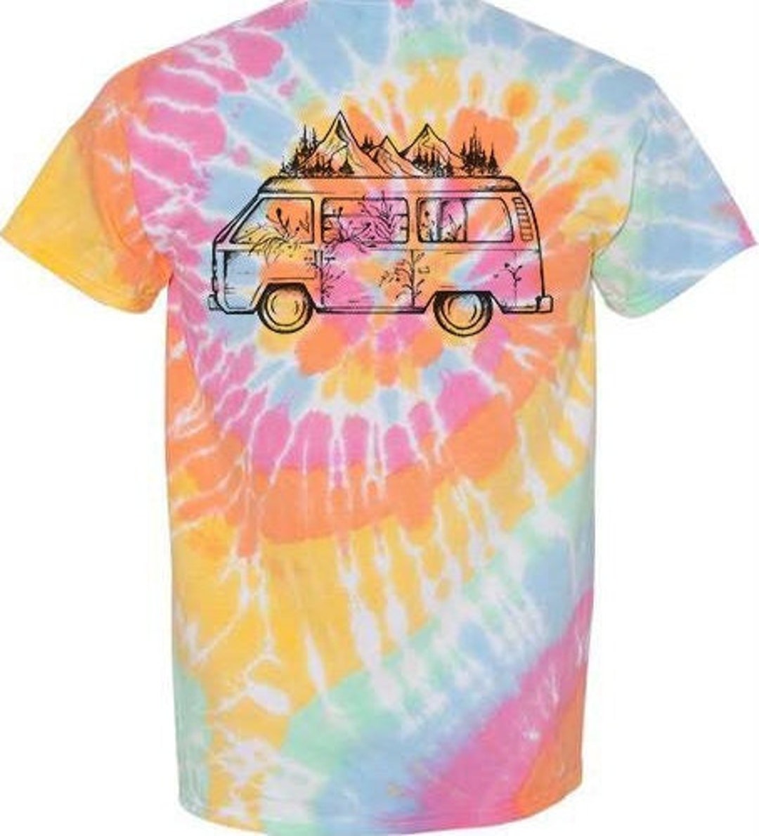 Camper Van Adventure Shirt Unisex T-shirt, Tie Dye T Shirt, Van Life ...