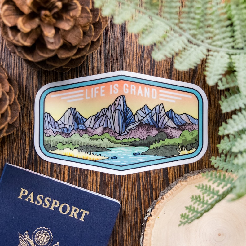 Wild Places Sticker Pack Vinyl Sticker Scrapbook Car Decal Bumper ...