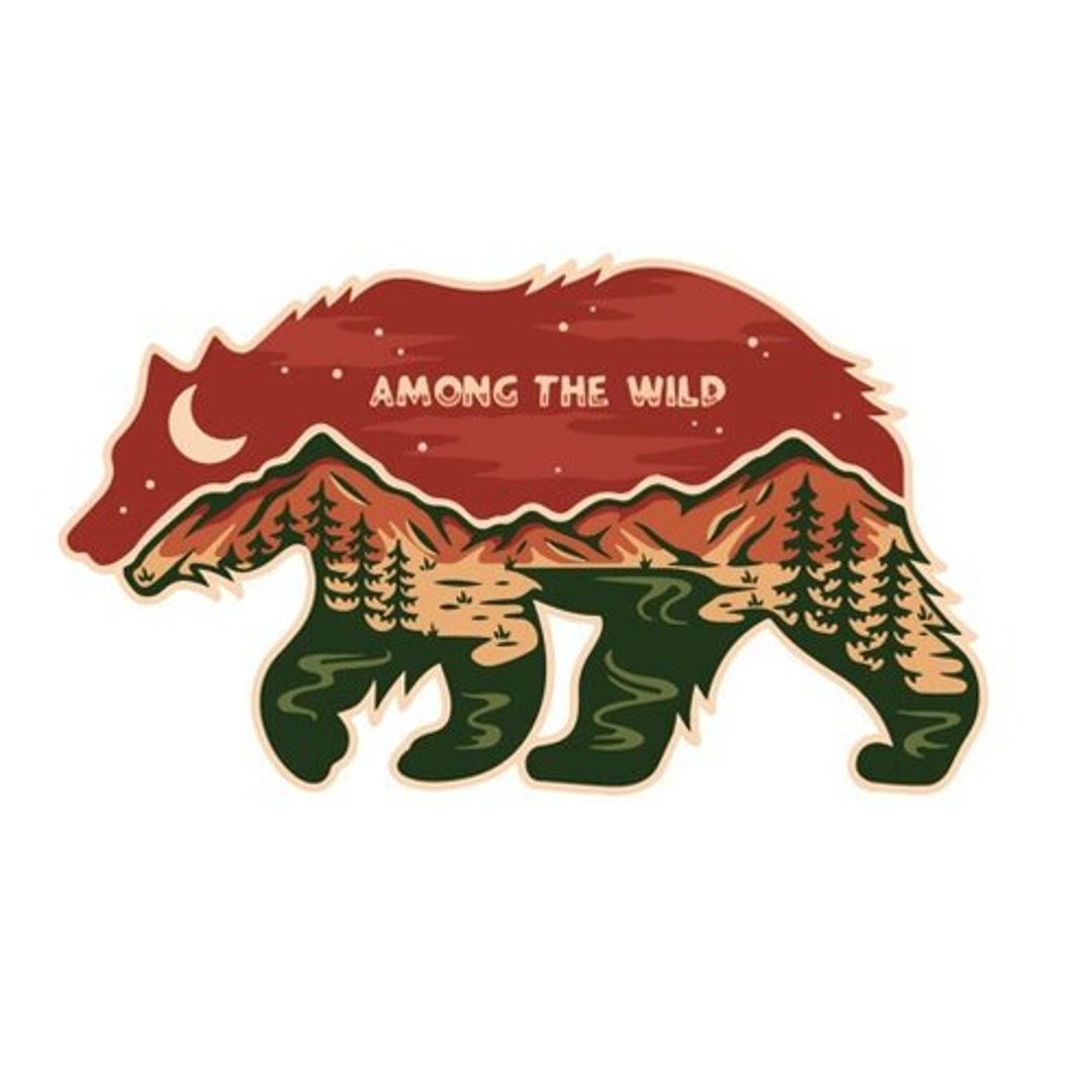 Bear Necessities Vinyl Sticker Scrapbook Car Decal Bumper Sticker ...