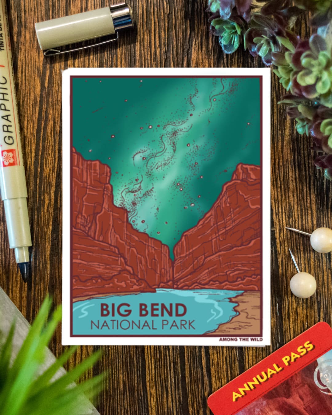 Big Bend National Park Vinyl Sticker Scrapbook Car Decal Bumper Sticker ...