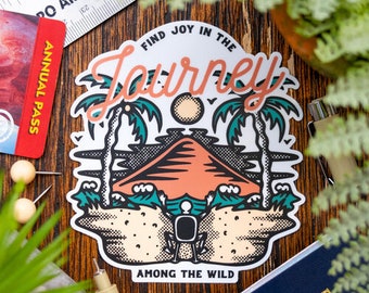 Enjoy the Ride Vinyl Sticker Scrapbook Car Decal Bumper Sticker ...