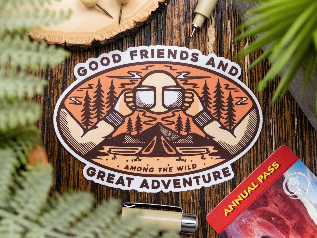 Good Friends Sticker | Laptop Vinyl Decal | Car Decal | Waterproof ...