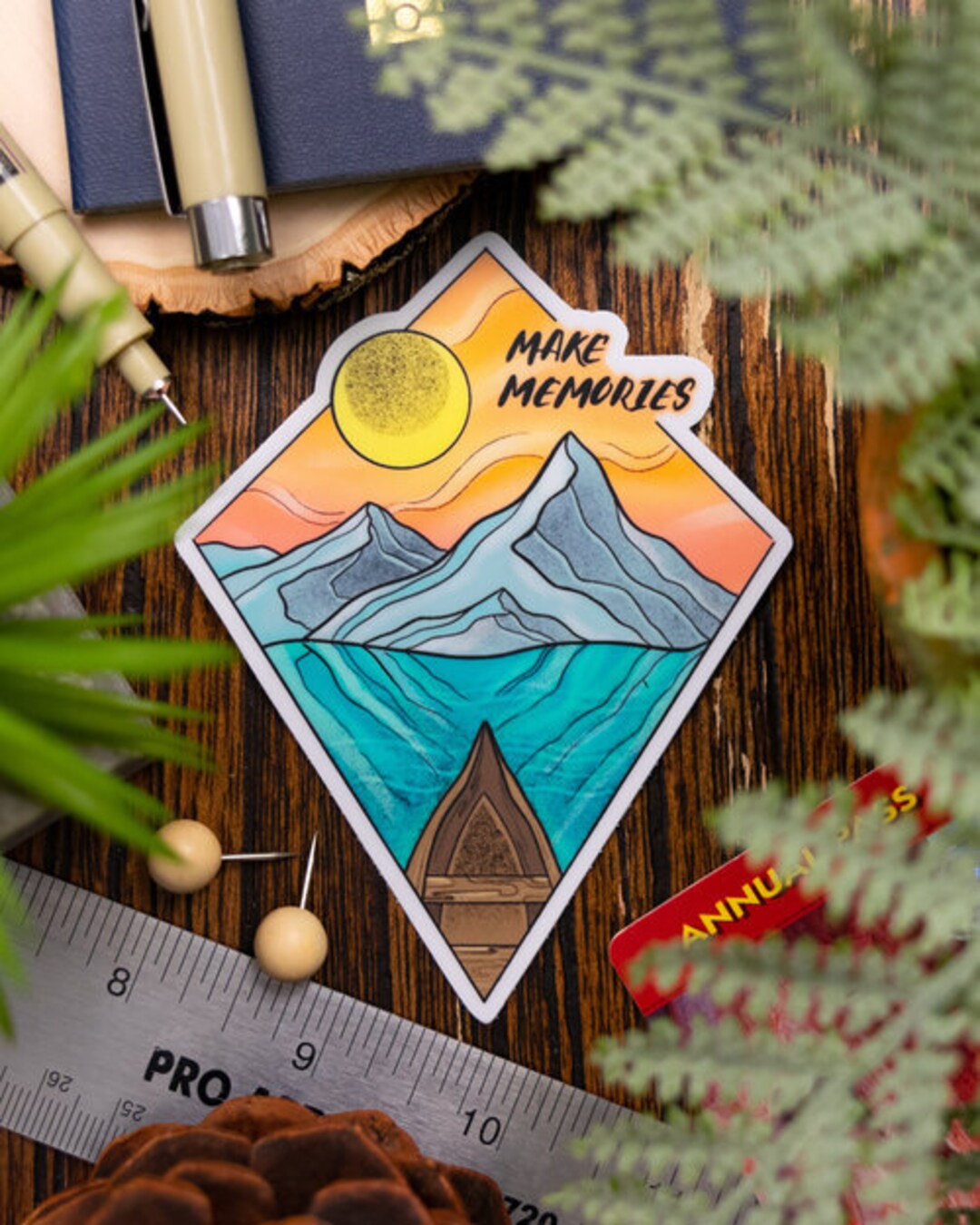 Make Memories Vinyl Sticker Scrapbook Car Decal Bumper Sticker ...