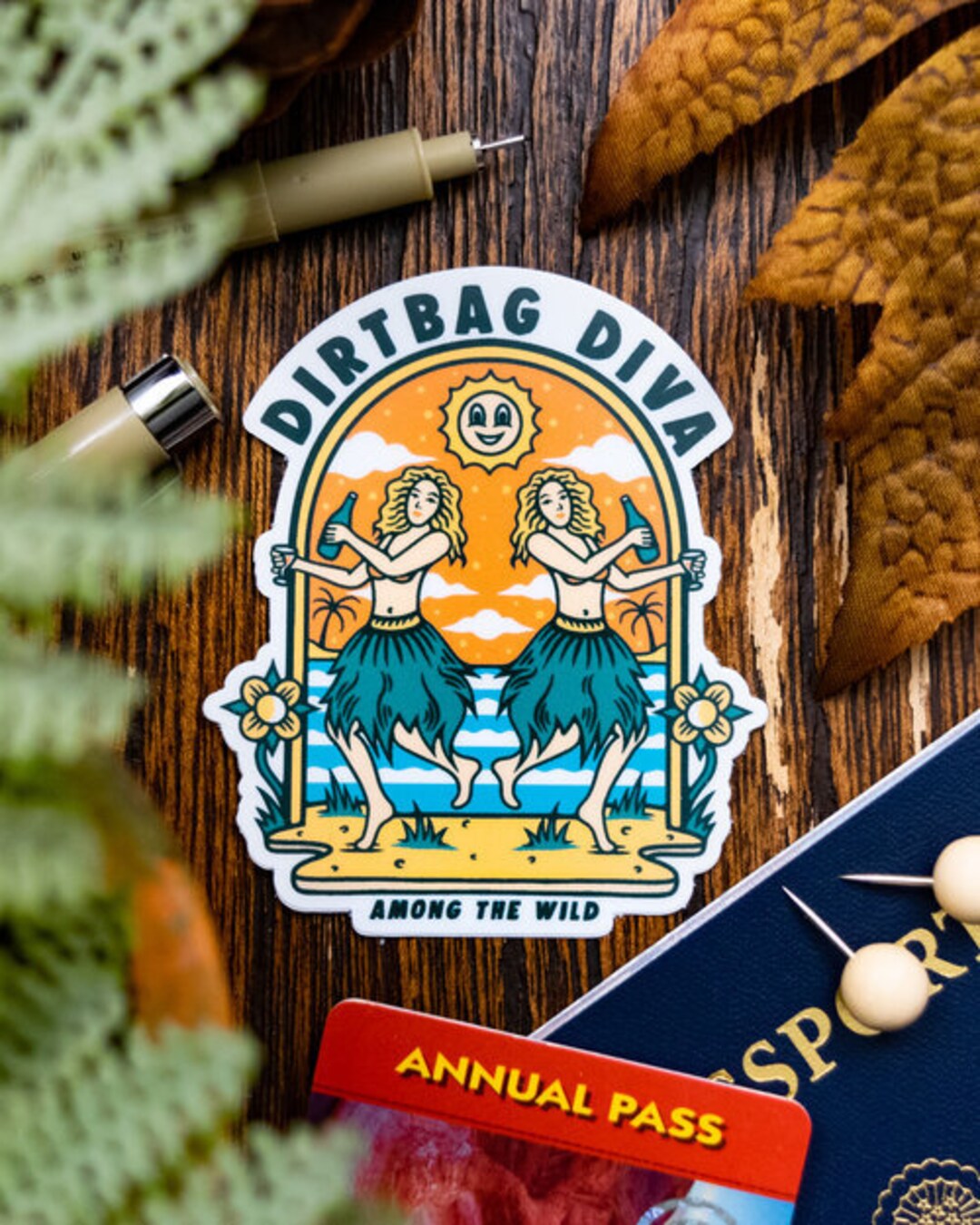 Dirtbag Diva Vinyl Sticker Scrapbook Car Decal Bumper Sticker ...