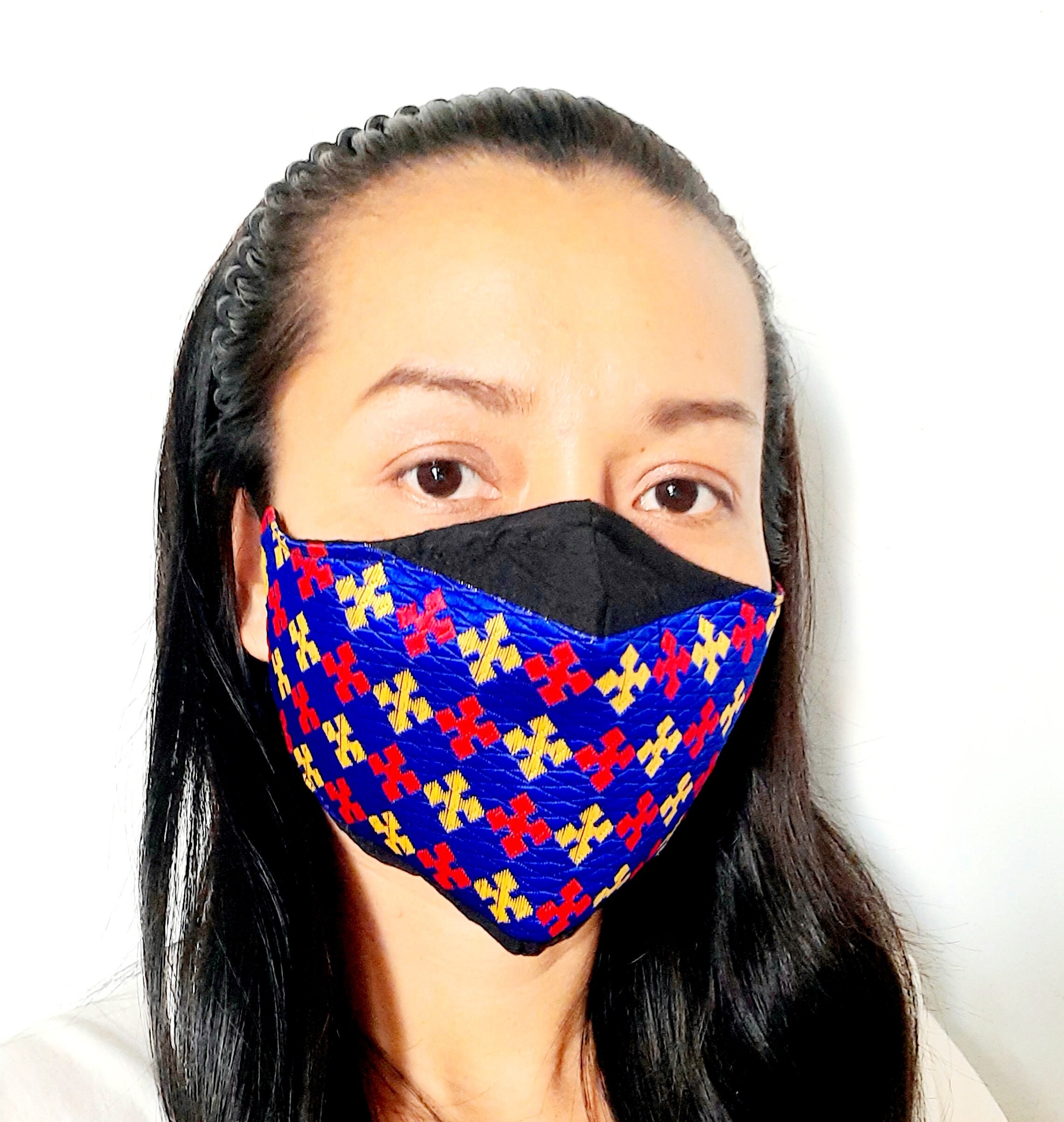 Cotton Face Mask With Habesha Design. Reusable Washable With - Etsy