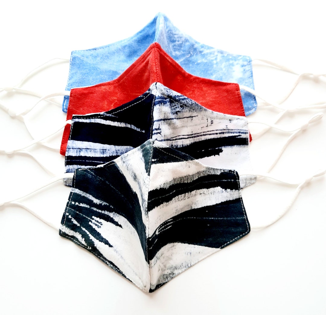 Cotton Face Mask Breathable and Soft. Tie-dye and Batik - Etsy