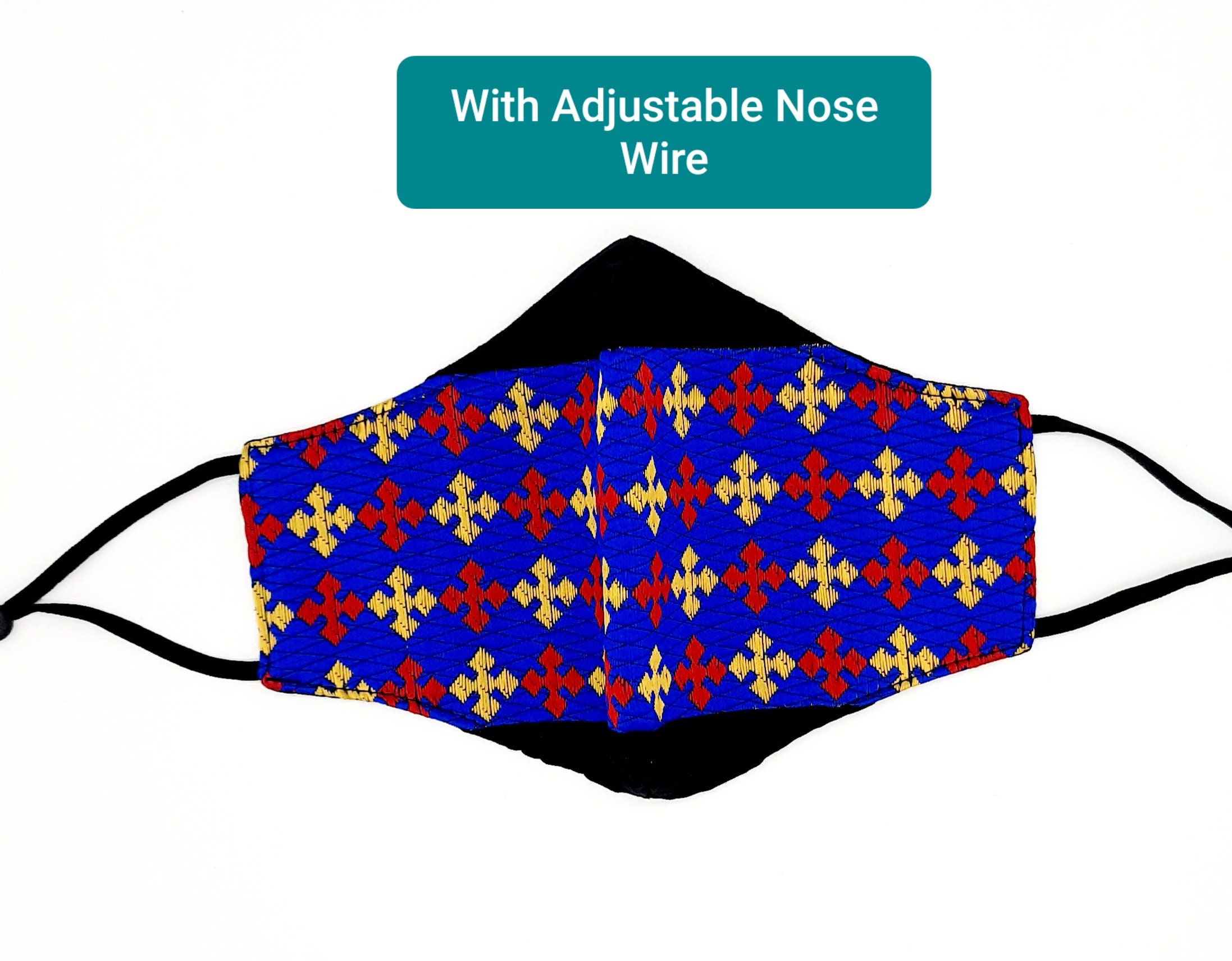 Cotton Face Mask With Habesha Design. Reusable Washable With - Etsy