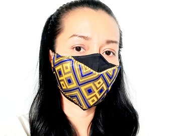 Cotton Face Mask With Habesha Design. Reusable Washable With | Etsy