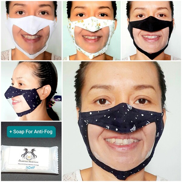 Transparent Face Mask for Teacher - Etsy
