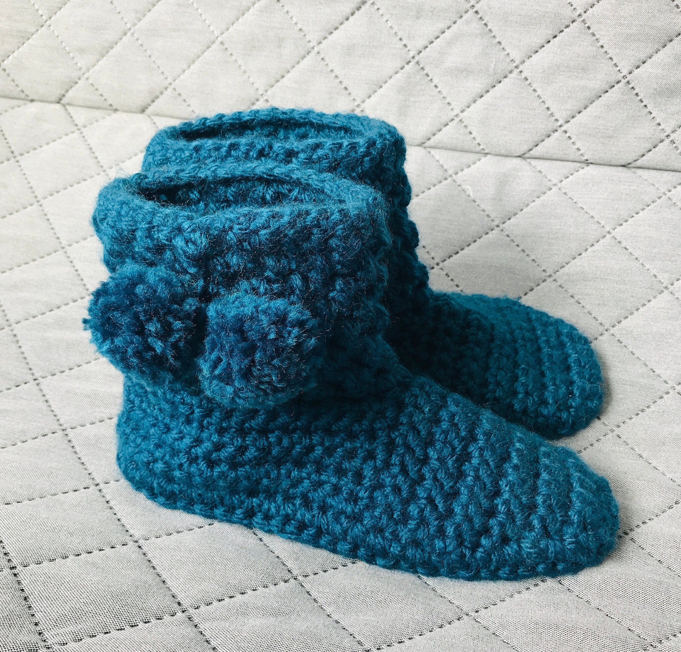 Slipper Boots Crochet Pattern, House Slippers Pattern, Women’s Slippers ...