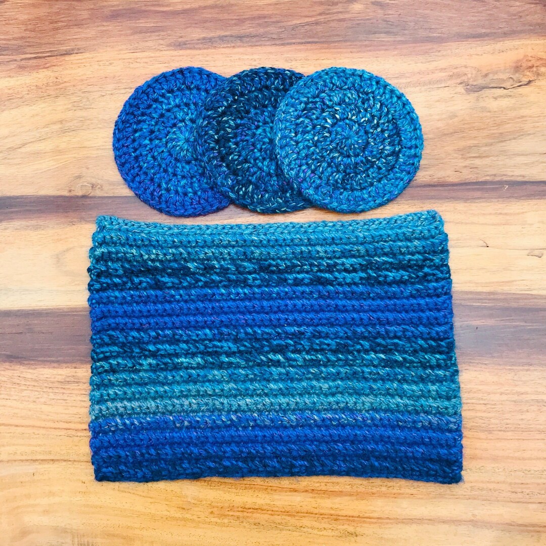 Table Mat and Coaster Crochet Pattern, Square Table Mat Pattern, Round ...