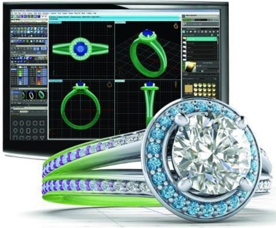 Custom Computer Design / Ring Exchange - Etsy