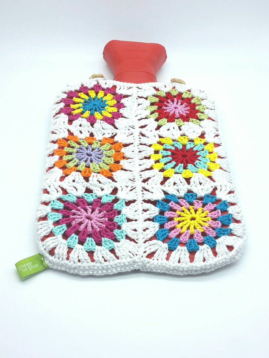 Hot Water Bottle Cover Crocheted Hot Water Bottle Made From - Etsy