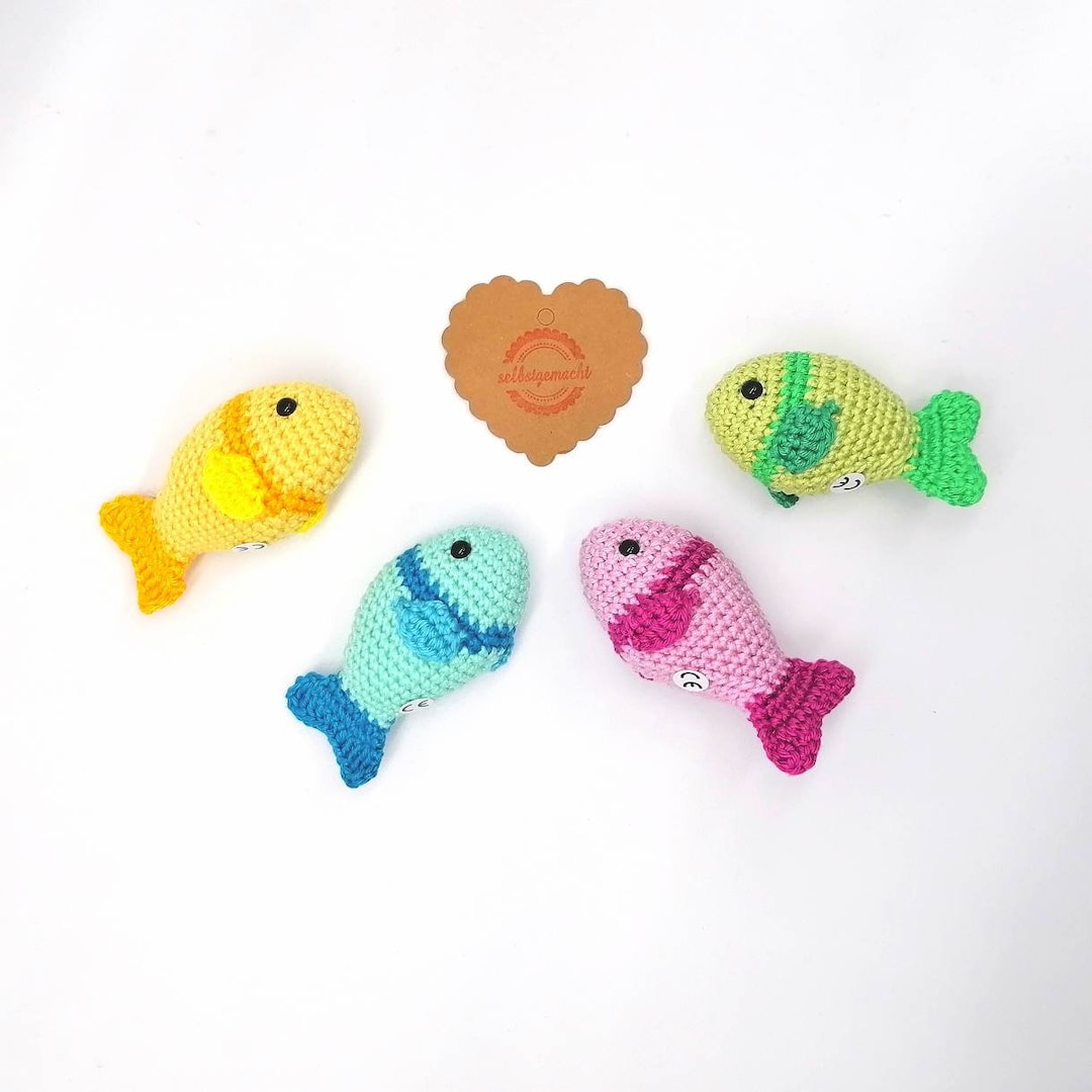 Crocheted Fish, Made of 100% Cotton, as Decoration for Baptism ...