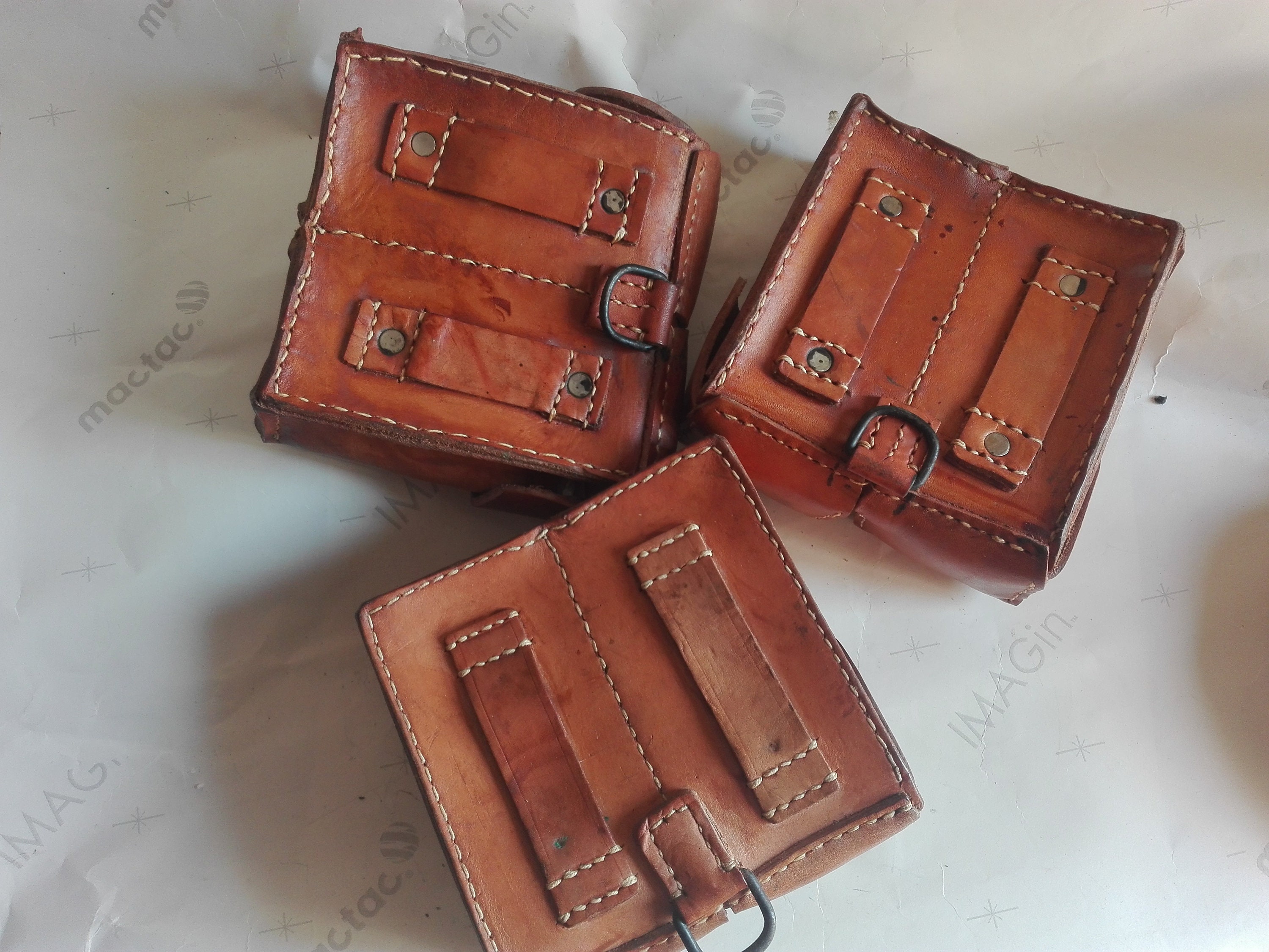 Military Surplus Mandalorian Leather Ammo Pouch Belt Pouch - Etsy