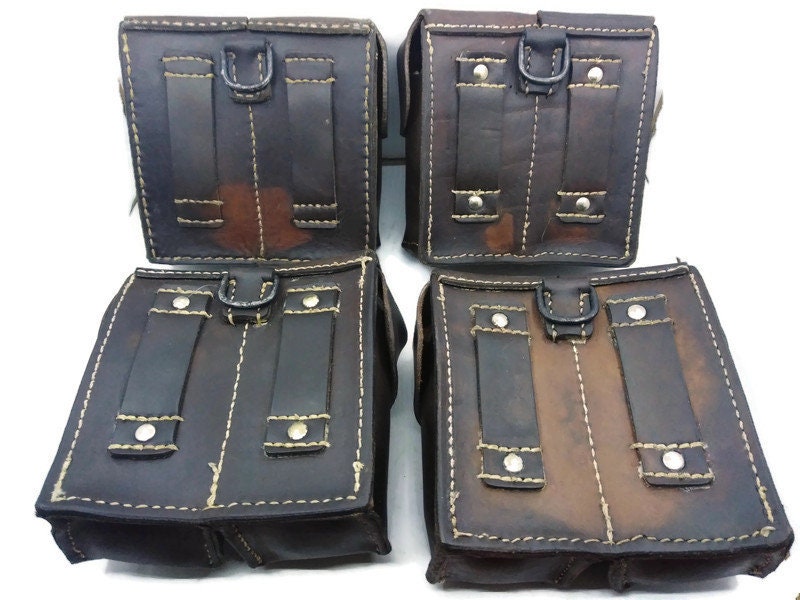 Military Surplus Mandalorian Leather Ammo Pouch Belt pouch | Etsy