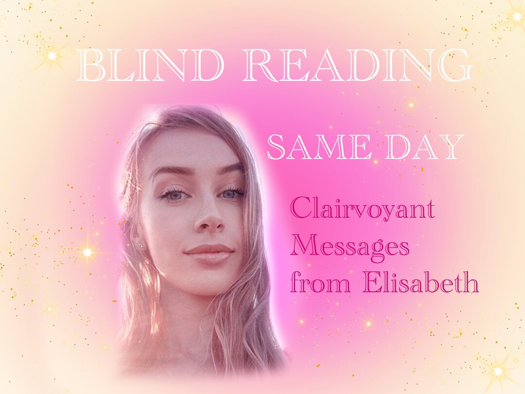 Blind Reading 1 Page Detailed Same Day Reading Psychic - Etsy