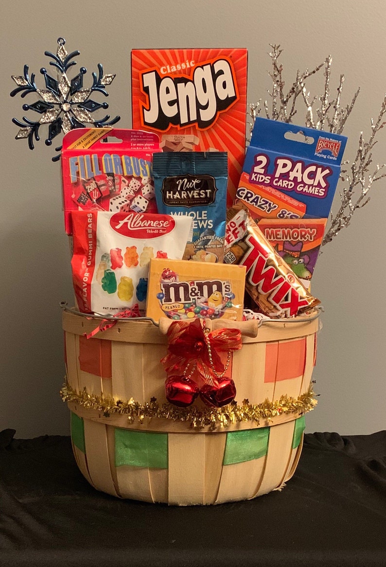 Family Gift Basket-Family Game Basket Holiday-Seasonal-Anytime | Etsy