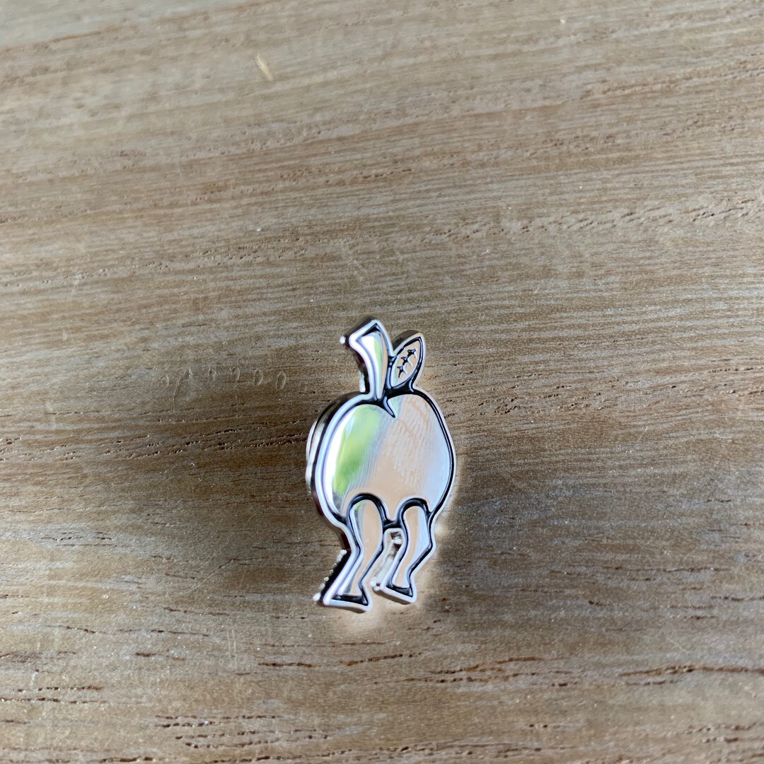 Apple Pin - Etsy