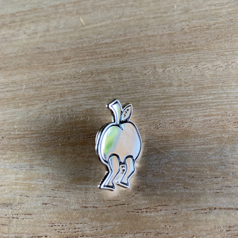 Apple Pin - Etsy