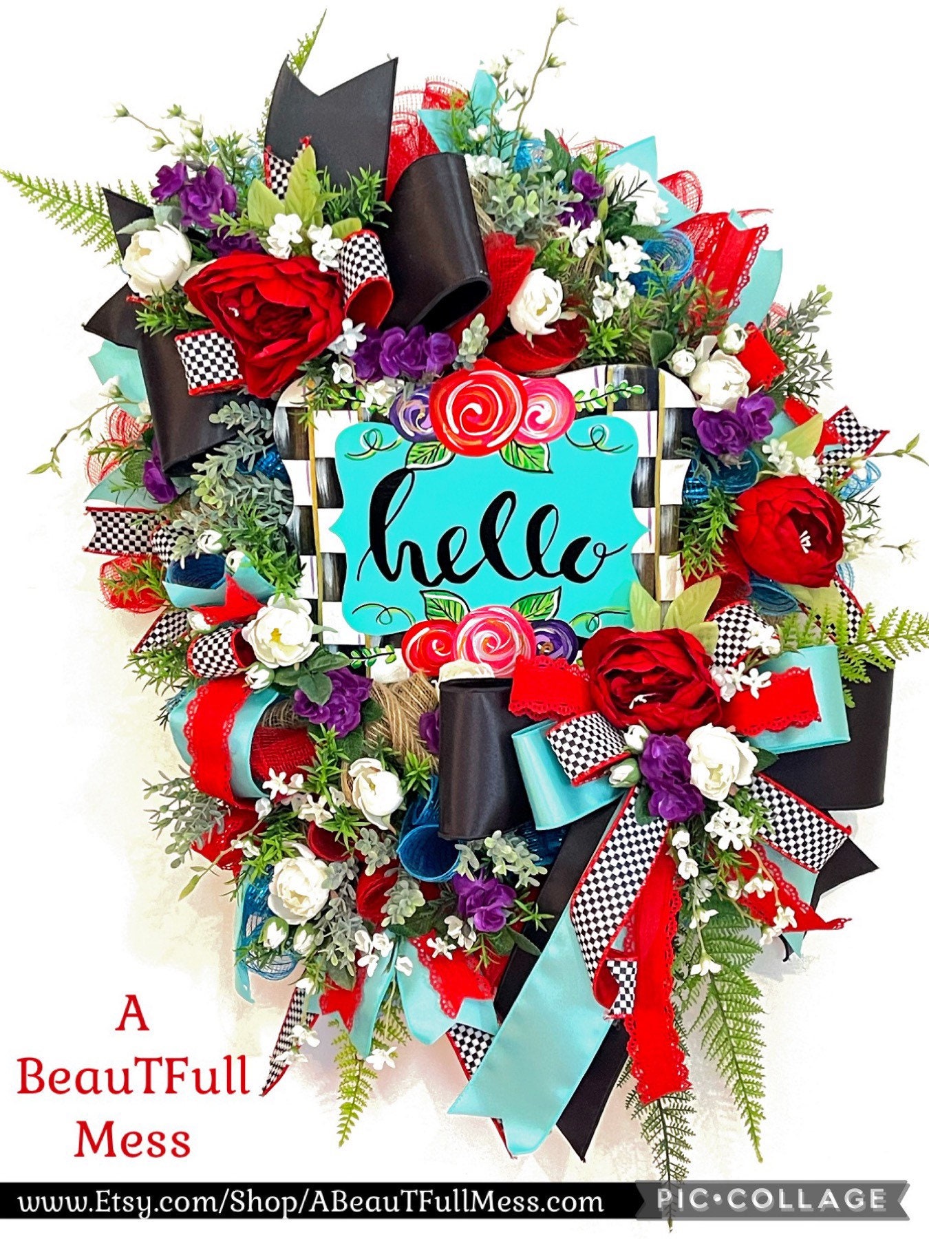 Hello Wreath, Welcome Wreath, Glam Wreath, Everyday Wreath, Everyday ...