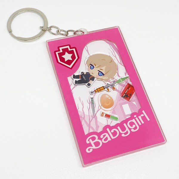 Resident Evil Leon Keychain - Etsy