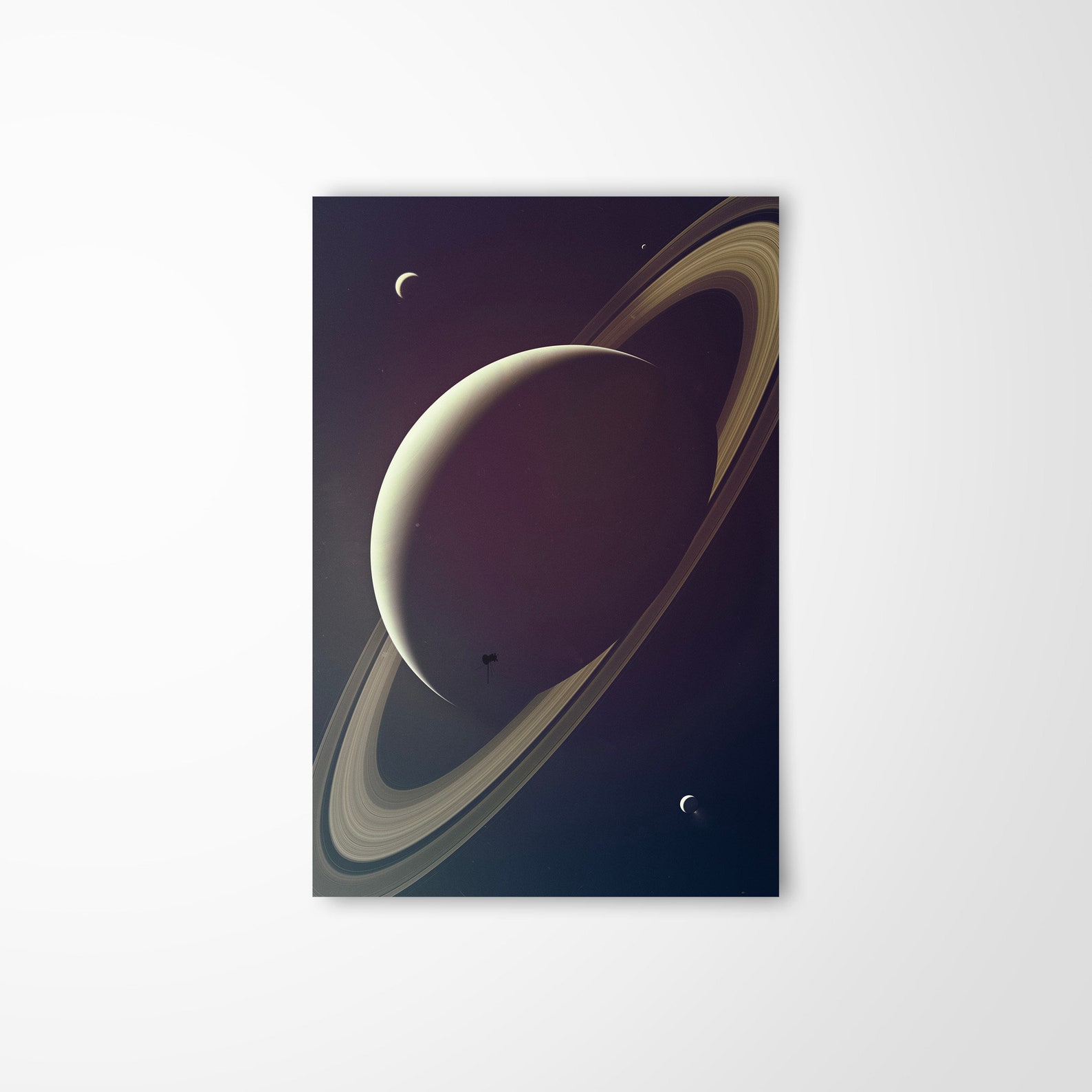 Saturn (fine Art Print) Space Poster - Etsy