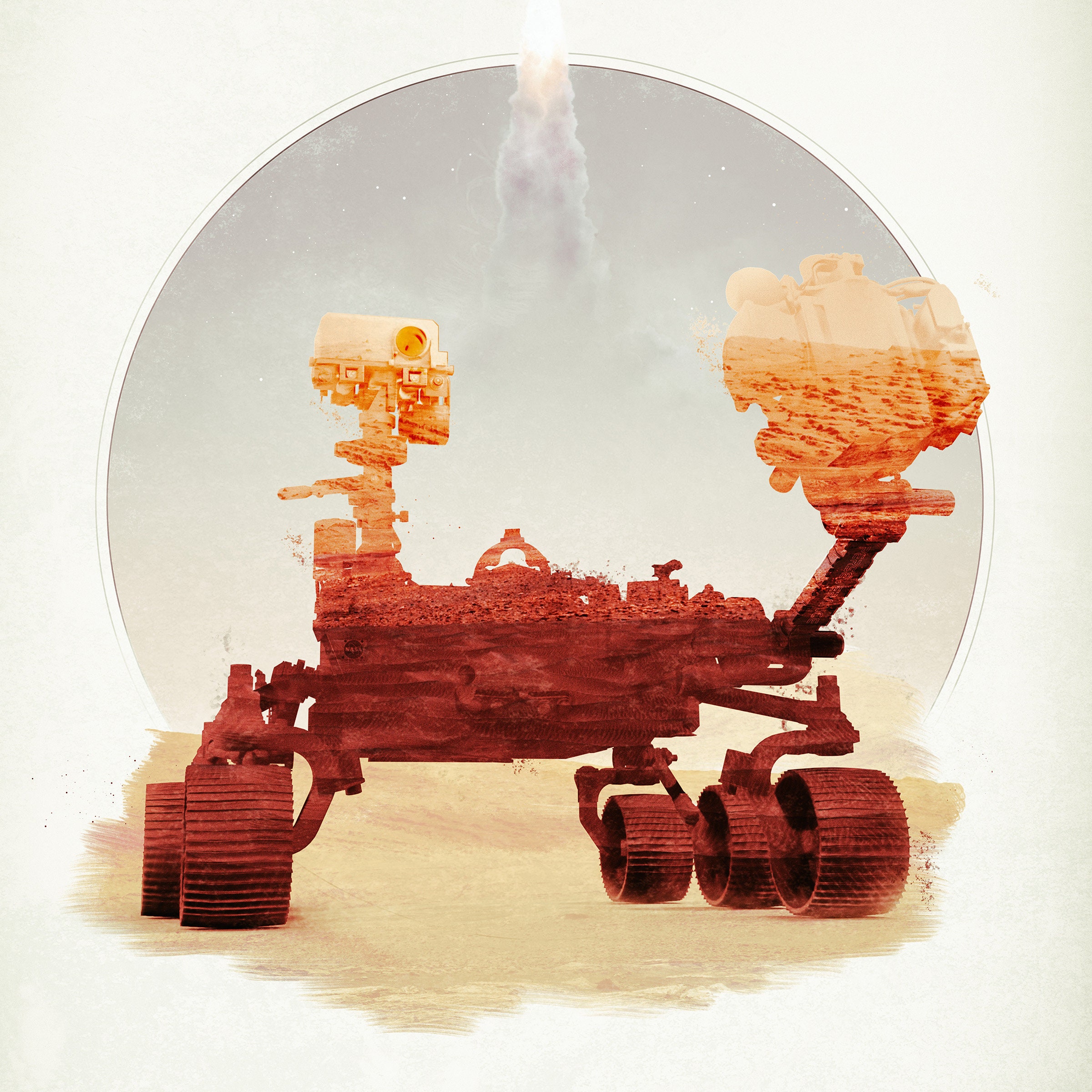 NASA Perseverance Mars Rover (fine Art Print) Space Poster - Etsy