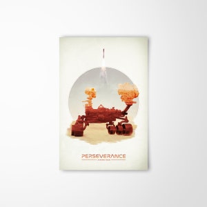 NASA Perseverance Mars Rover (fine Art Print) Space Poster - Etsy