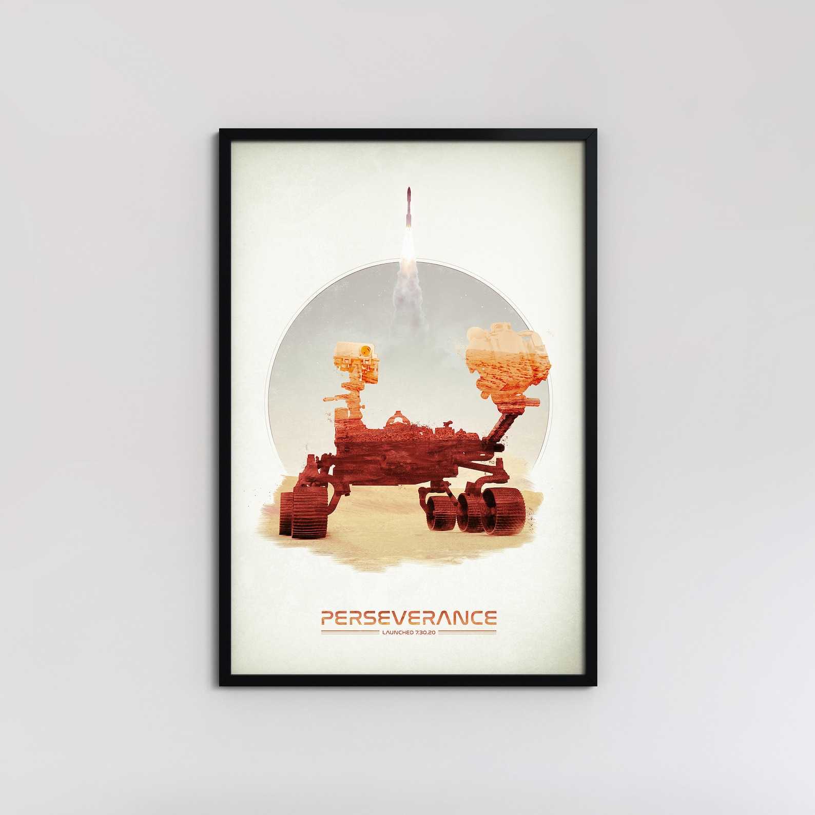 NASA Perseverance Mars Rover (fine Art Print) Space Poster - Etsy