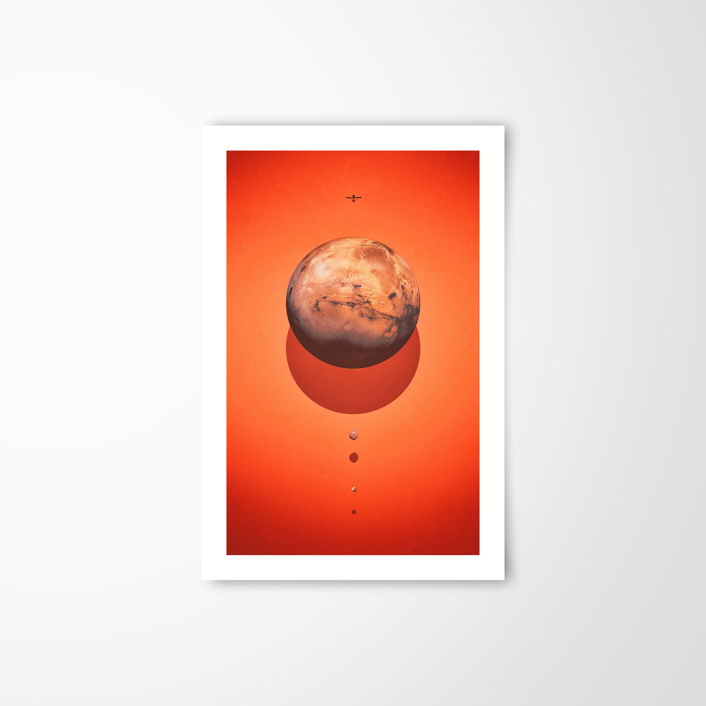 Mars (fine Art Print) Space Poster - Etsy