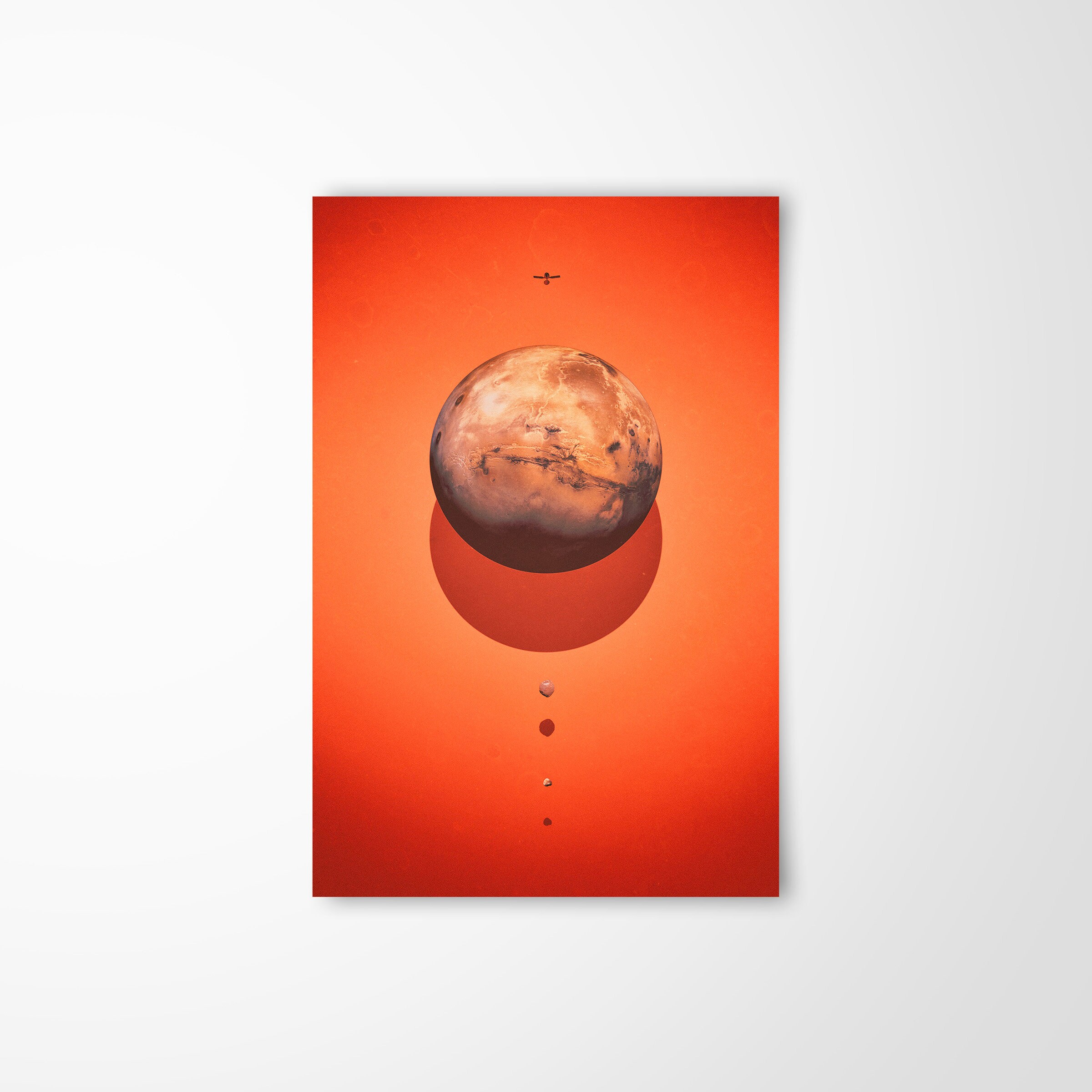 Mars (fine Art Print) Space Poster - Etsy