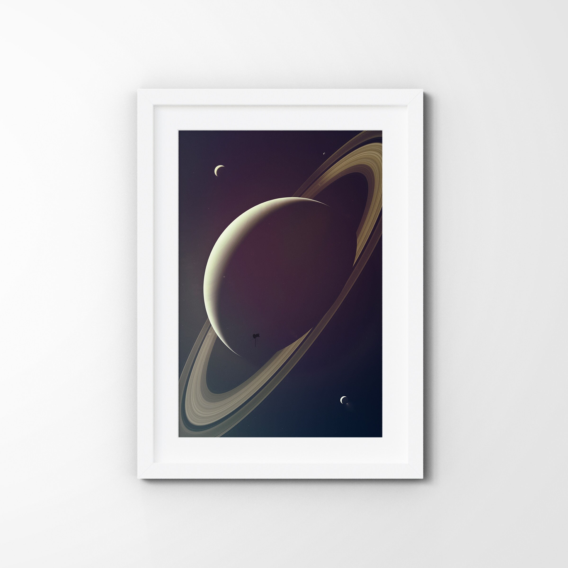 Saturn Fine Art Print Space Poster | Etsy