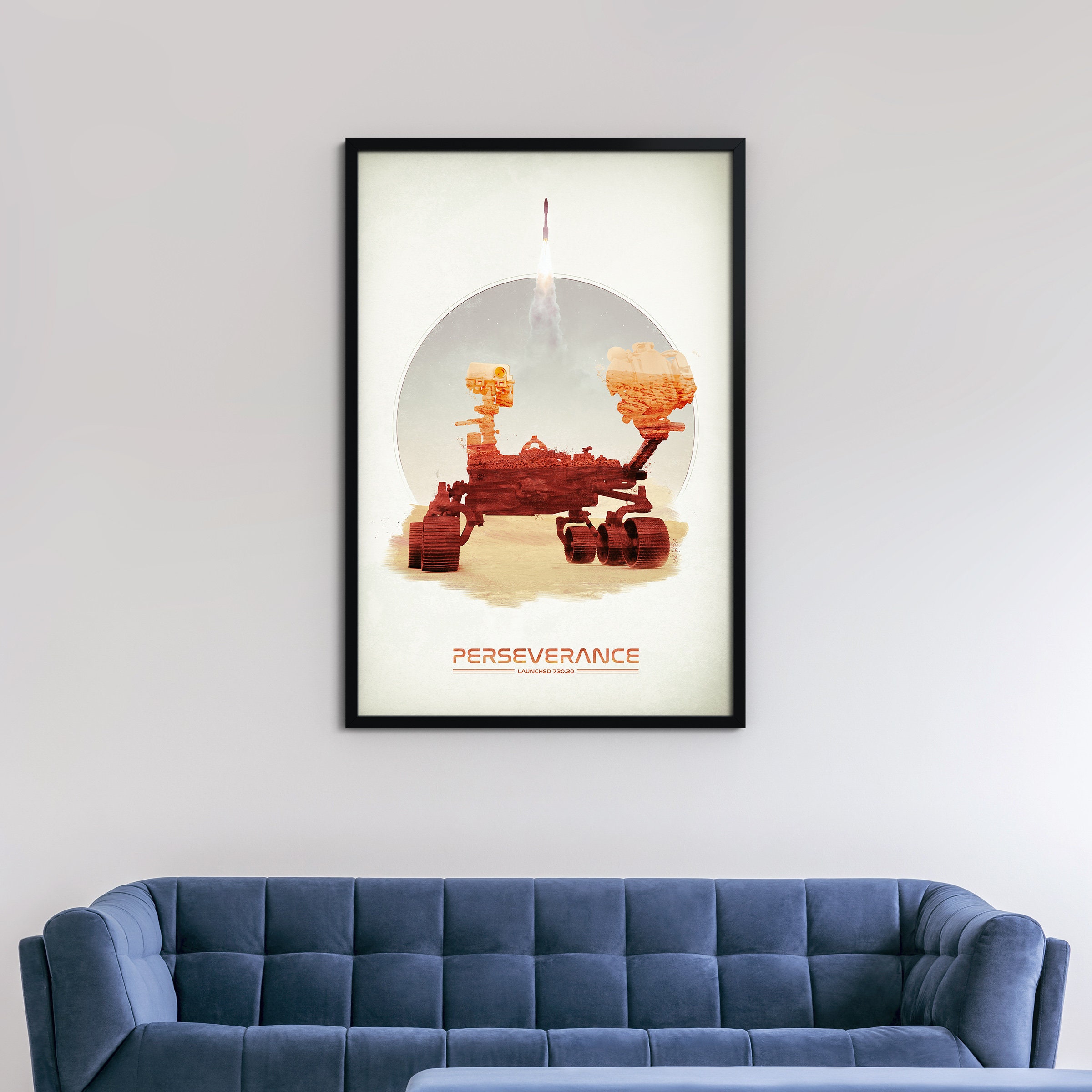 NASA Perseverance Mars Rover (fine Art Print) Space Poster - Etsy