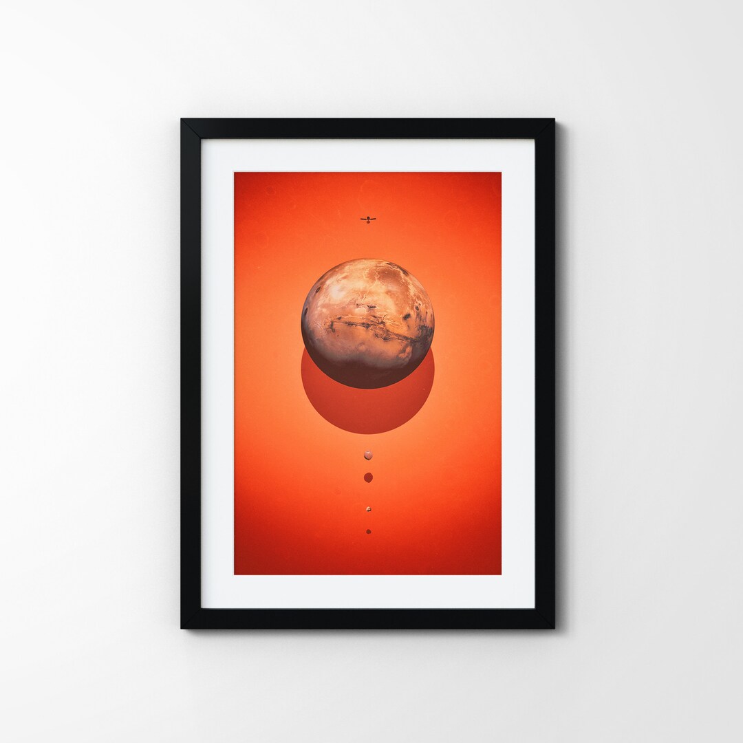 Mars (fine Art Print) Space Poster - Etsy